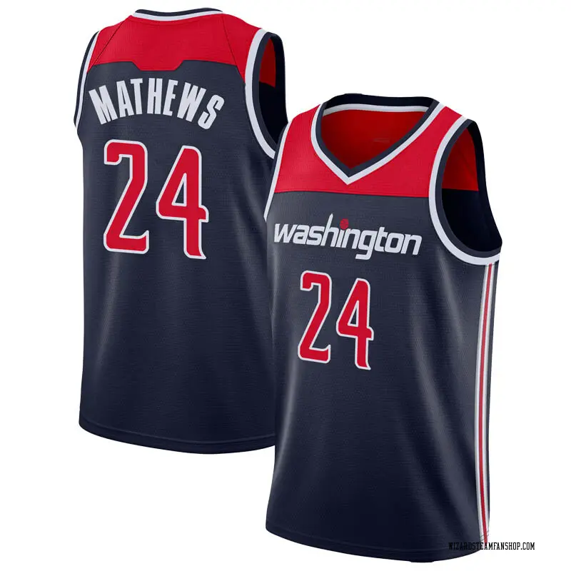 Nike Washington Wizards Swingman Navy Garrison Mathews Jersey ...